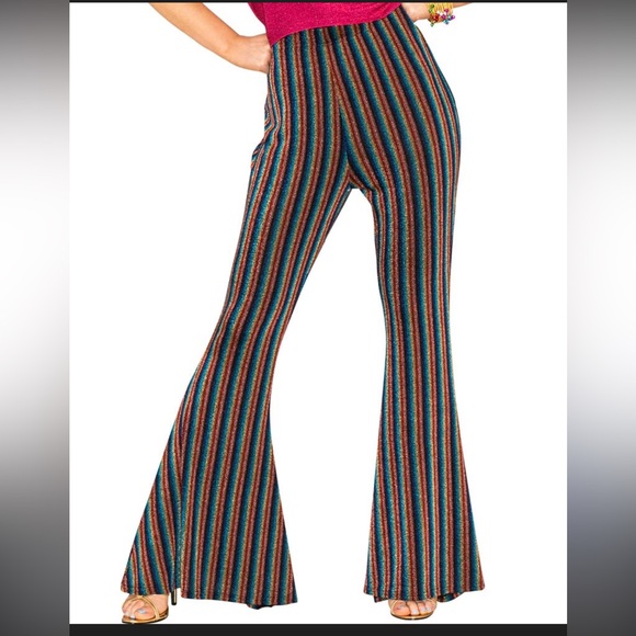Elsie & Fred | Pants & Jumpsuits | Elsie Fred Magnetism Rainbow Glitter ...